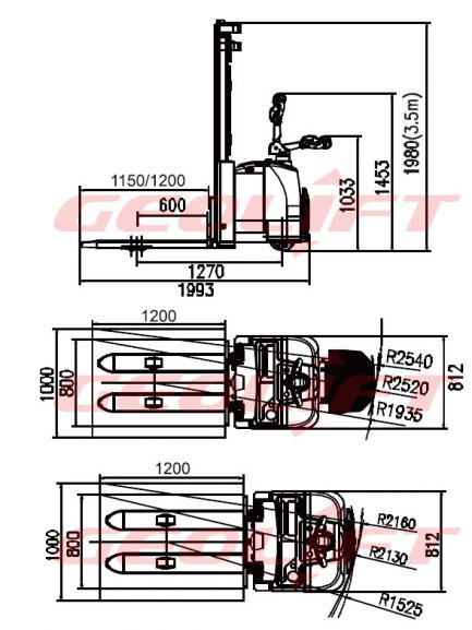 Electric Stacker - ES12 Series Supplier Malaysia | Electric Stacker ...
